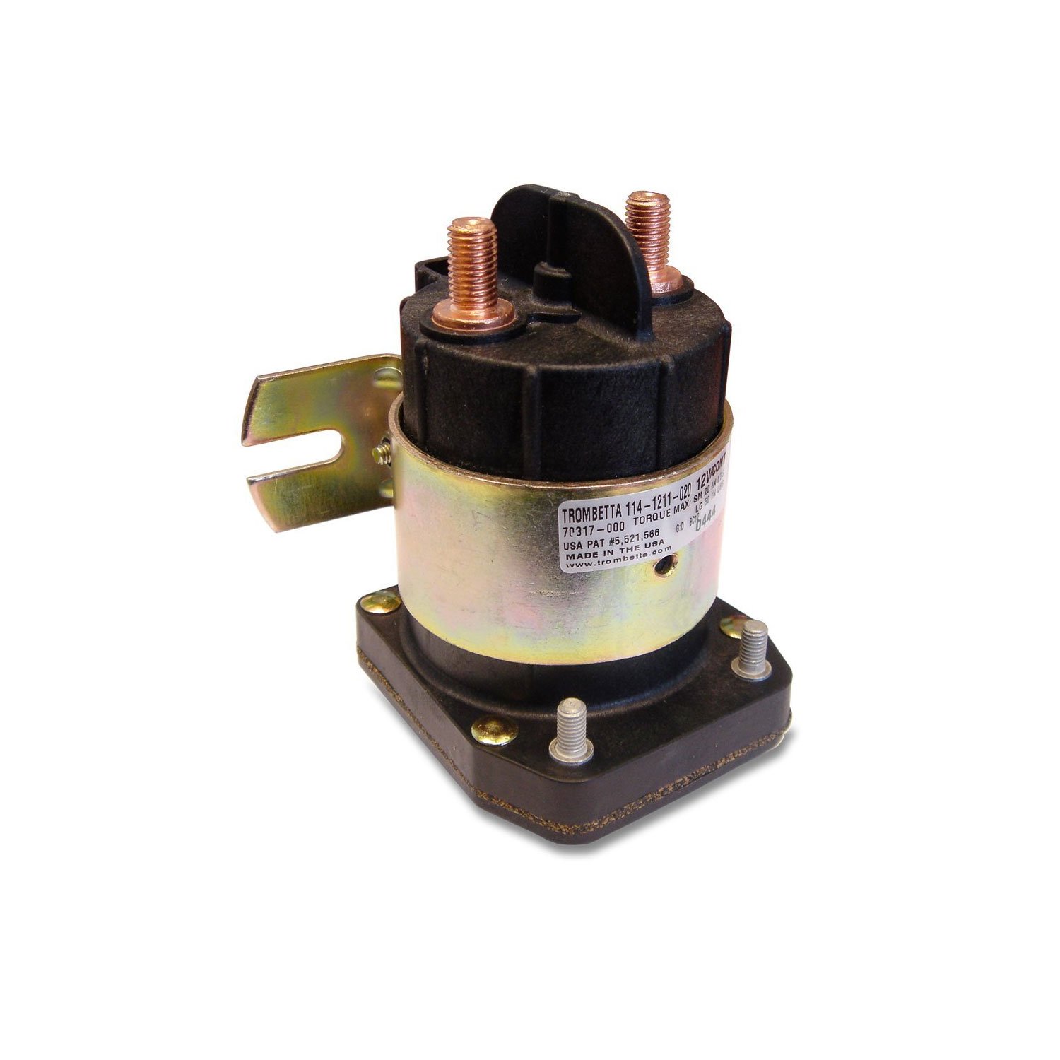 12V 12 Volt Solenoid 4 Terminal 200 Amp Replaces Trombetta 114-1211-010 ...