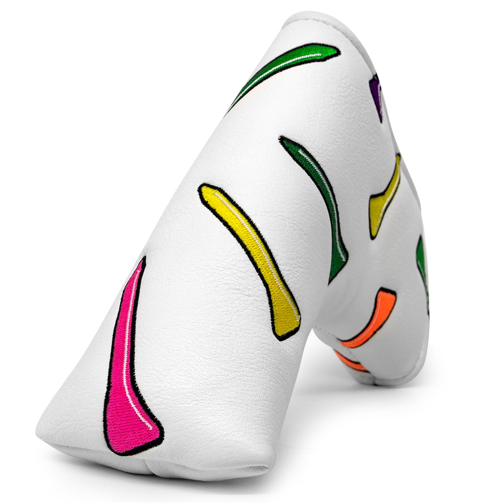 Golf Putter Headcovers,Colorful Tee Blade Putter Headcover Golf Putter ...