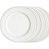 Amazon.com | Artena Large Ceramic Dinner Plates Set Of 4, 10.75 Inch ...