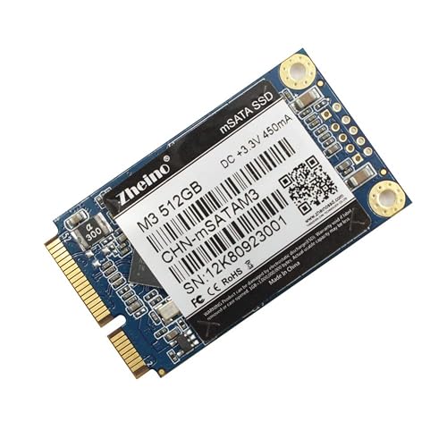 mSATA SSD 128GB M3 Internal Mini SATA SSD Drive 3D Nand Flash Solid ...