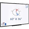 Amazon.com : Large Magnetic Whiteboard, maxtek 60 x 36 Magnetic Dry ...