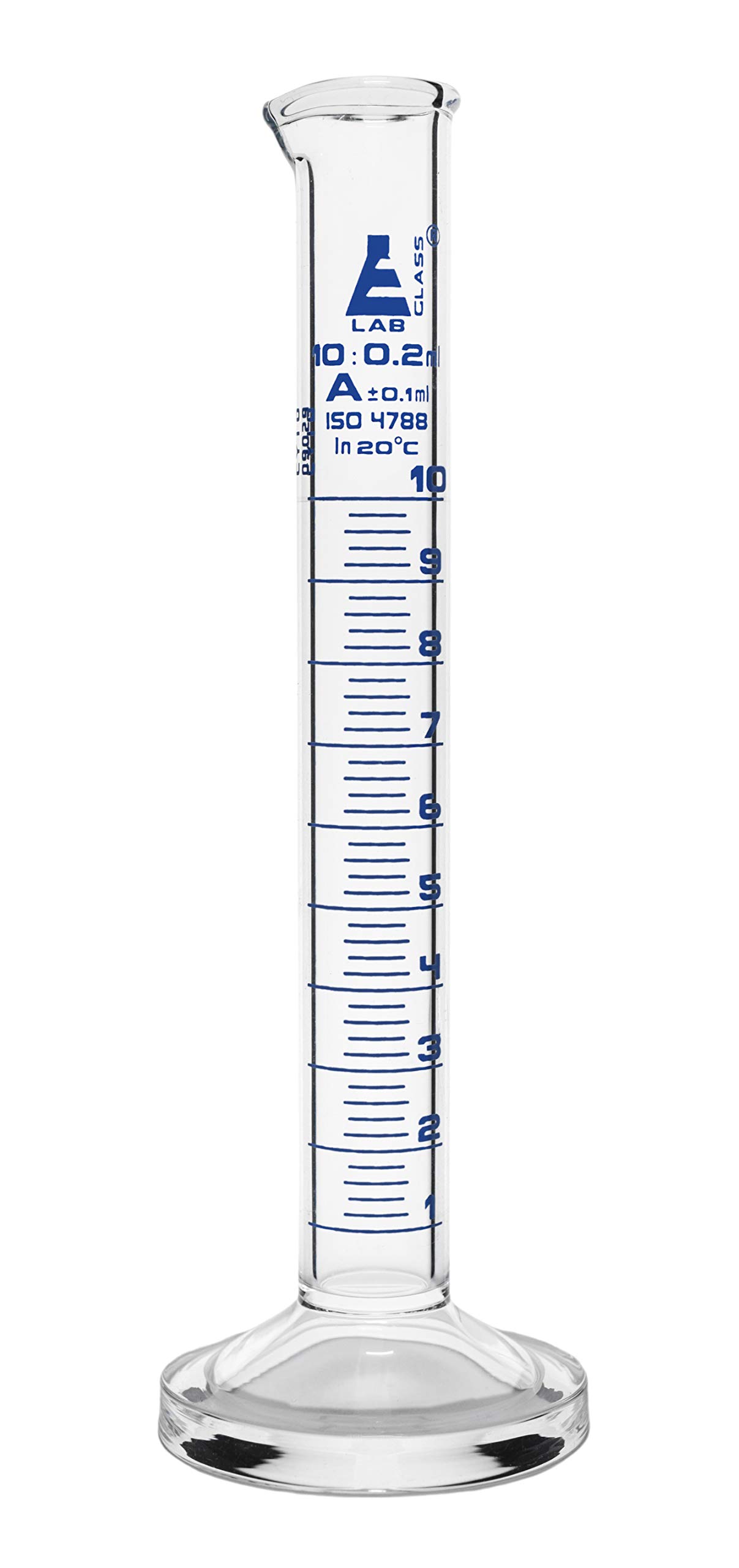 Mua Graduated Cylinder, 10ml - Class A Tolerance ±0.10ml - Round Base ...