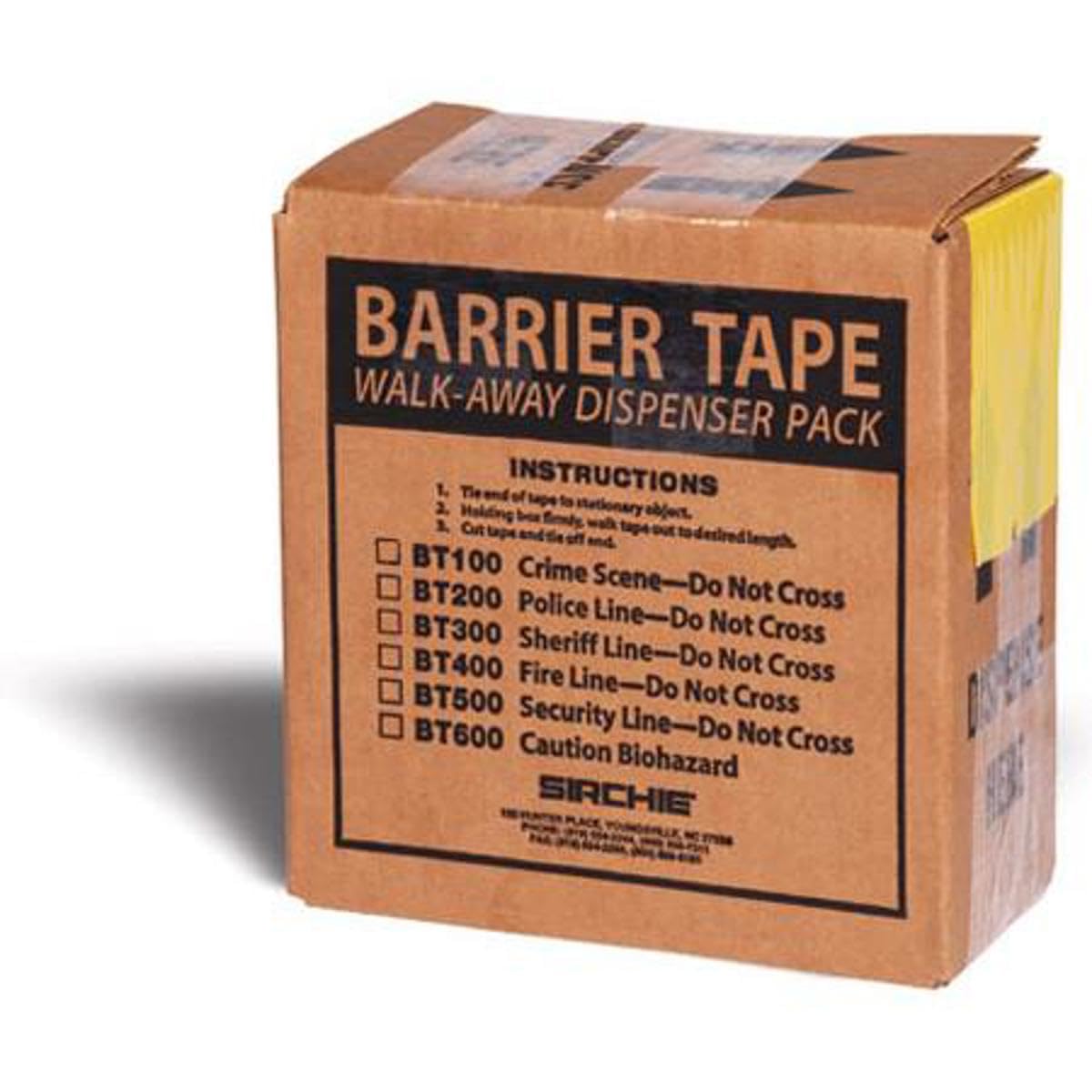 Sirchie Barrier Tape FIRE LINE DO NOT Cross Without Dispenser Boxes, 8 ...