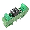 GUETNEU Relay Board, Relay Module 1 Channel 1 SPDT DIN Rail Mount 24V ...