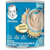 Cereal Infantil Gerber Etapa 2 Arroz y Avena Integral Lata 270g ...
