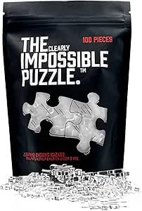 Amazon.com: The Clearly Impossible Puzzle 100 Pieces - Clear Difficult ...