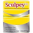 Amazon.com: Polyform Sculpey III Polymer Clay 2 Oz: Yellow