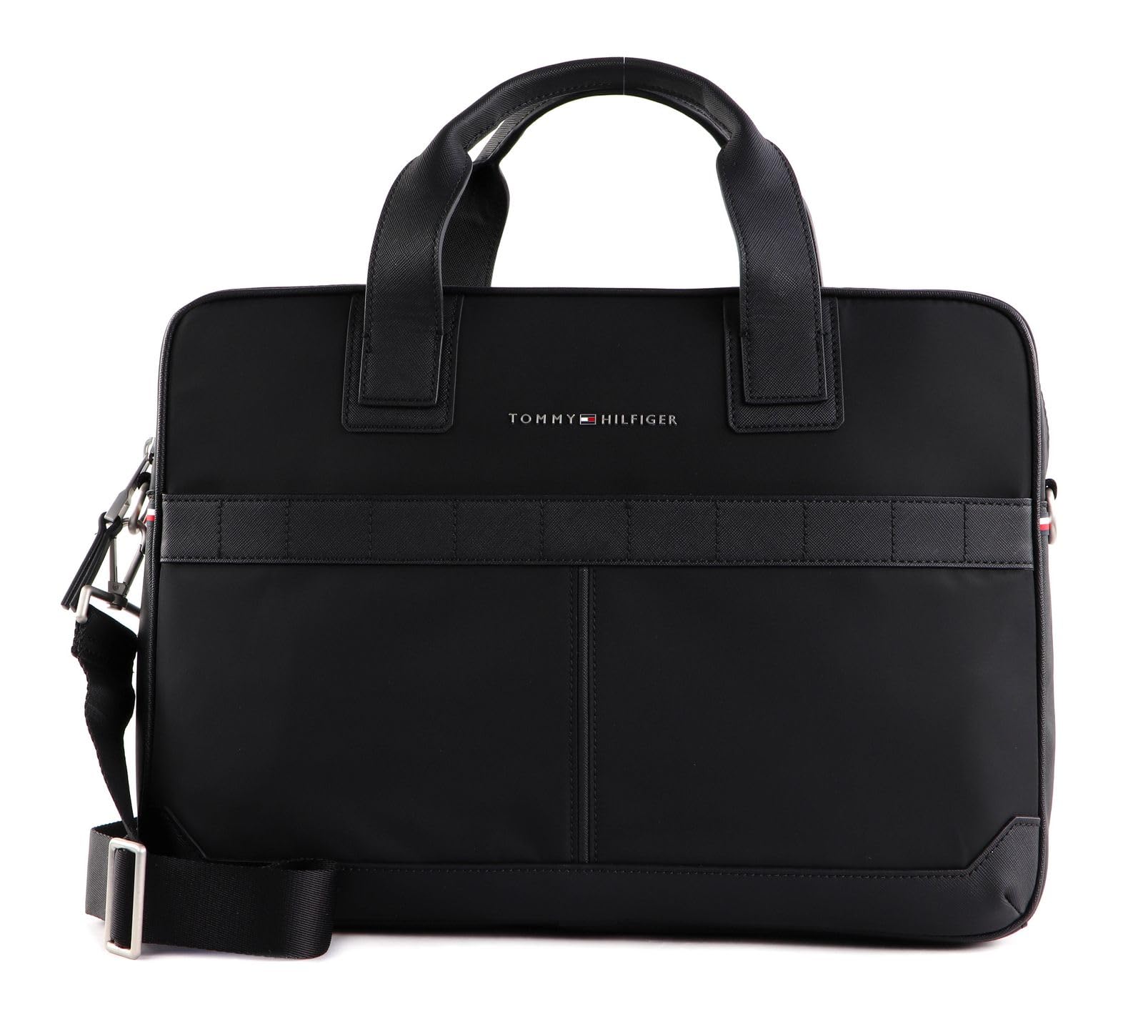 Mua Tommy Hilfiger Herren Laptoptasche TH Elevated Nylon Computer Bag 13 Zoll, Schwarz (Black ...