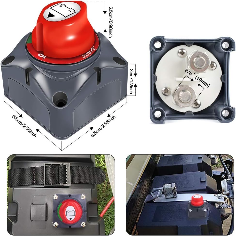 Master Switch Battery 12V/24V – Battery Cut Off Switch – Master Battery ...
