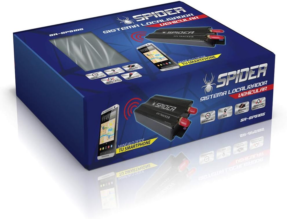SPIDER SR-GPS105 Sistema Localizador Vehicular: Amazon.com.mx ...