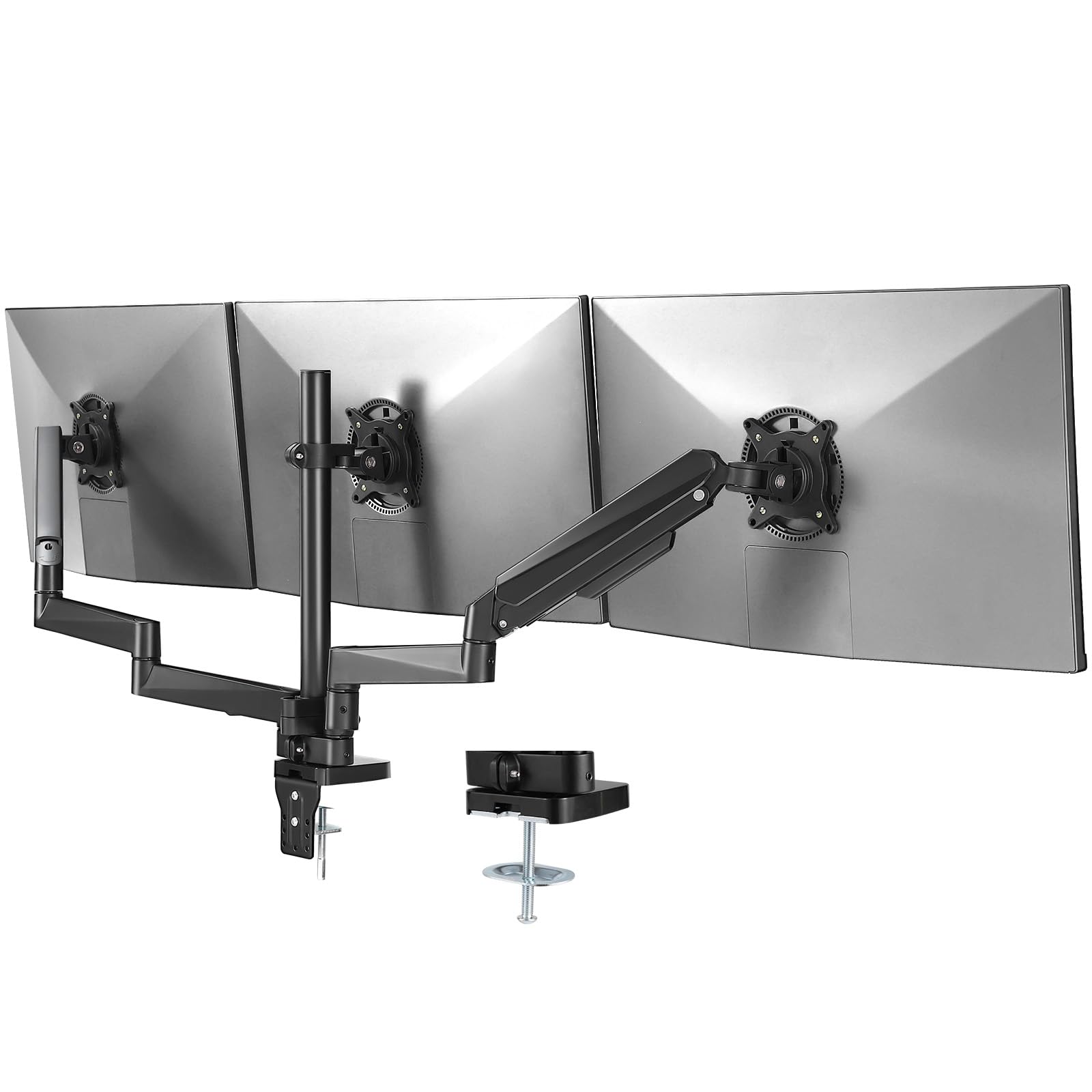 Mua VEVOR Triple Monitor Mount, Supports 13"-27" Screens, Gas Spring ...