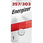 Amazon.com: Energizer 357/303 Batteries (3 Pack), 1.5V Silver Oxide ...
