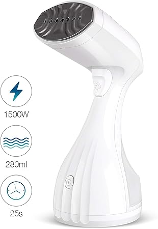 homeasy Clothes Steamer, 1500W Handheld Portable Garment Steamer for ...