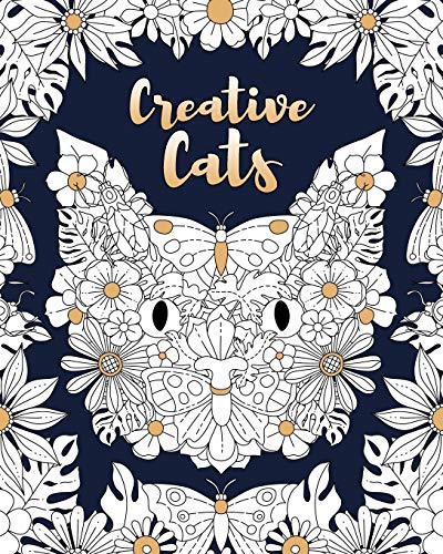 Amazon.com: Creative Cats: A Cat Coloring Book for Adult Coloring Book ...
