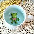Amazon.com: Hotmiss Frog Ceramic Cup Hidden 3D Animal Inside Mug,Cute ...