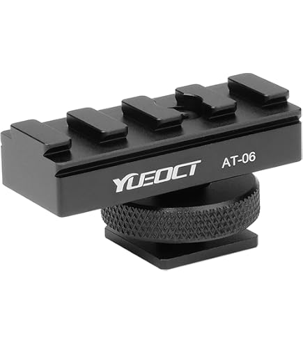Cold Shoe Mount Universal Camera Flash Hot Shoe To 20mm Rail Adapter ...