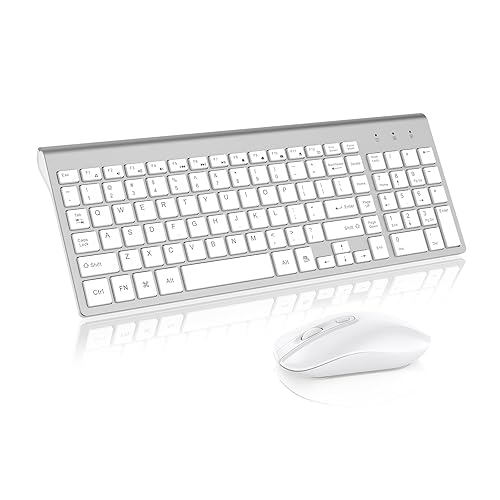 Cimetech Wireless Keyboard And Mouse Combo Compact Full Size Wireless Keyboard And Mouse Set 2
