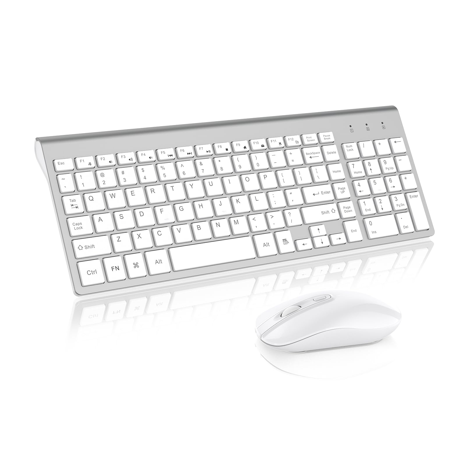 Mua Wireless Keyboard and Mouse Combo, Compact Full Size Wireless ...