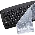 Amazon.com: VORTINIOUS Ultra Thin Desktop PC Silicone Clear Keyboard ...