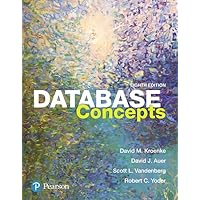 Amazon.com: Database Concepts: 9780135188149: Kroenke, David, Auer ...