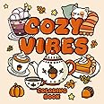 Amazon.com: Cozy Vibes Coloring Book: Bold and Easy Designs for Adults ...