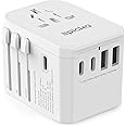 Amazon.com: EPICKA Universal Travel Adapter, International Power Plug Adapter with 3 USB-C and 2 ...