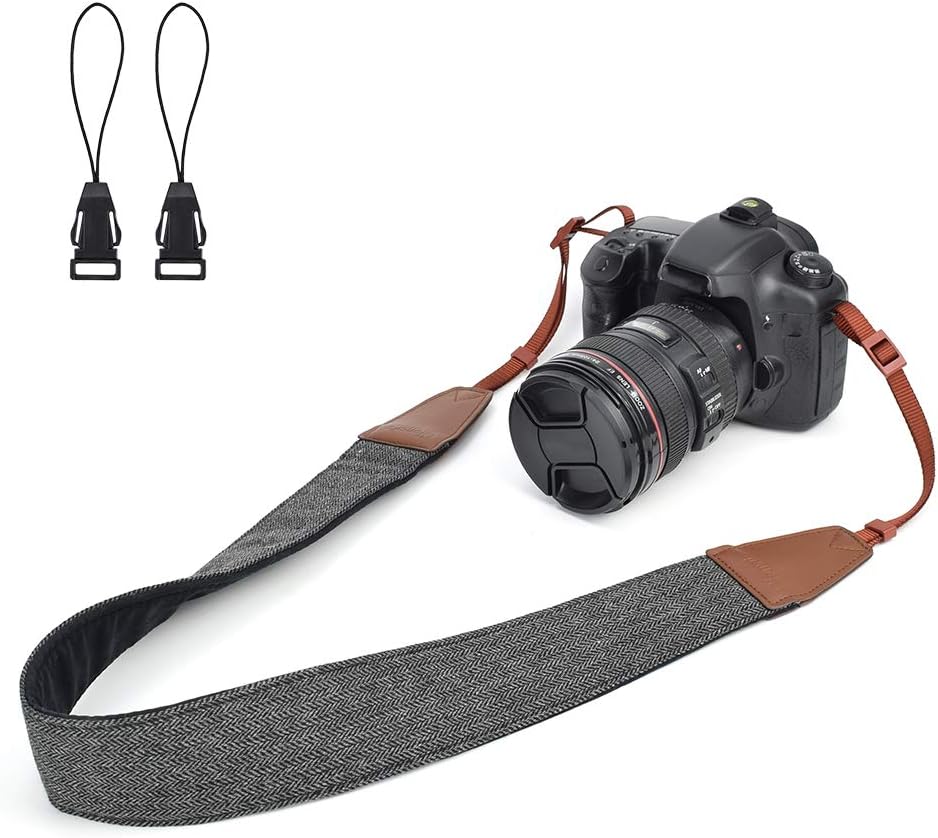 Amazon.com : LIFEMATE Camera Shoulder Strap Belt for All DSLR Camera ...
