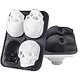 Amazon.com: SHONSILIC 3D Skull Ice Cube Mold, Large Skull Ice Cube Tray ...