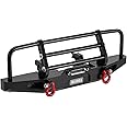 Amazon.com: INJORA 37g Front Bumper - CNC Aluminum Bumper with Light for 1/18 RC Crawler TRX4M ...