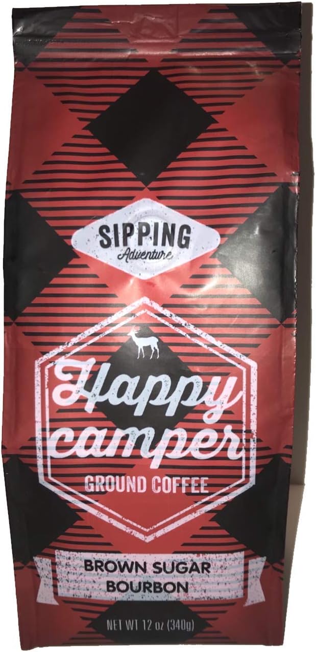 Amazon.com: Happy Camper, Brown Sugar Bourbon, Ground, 12 Ounce