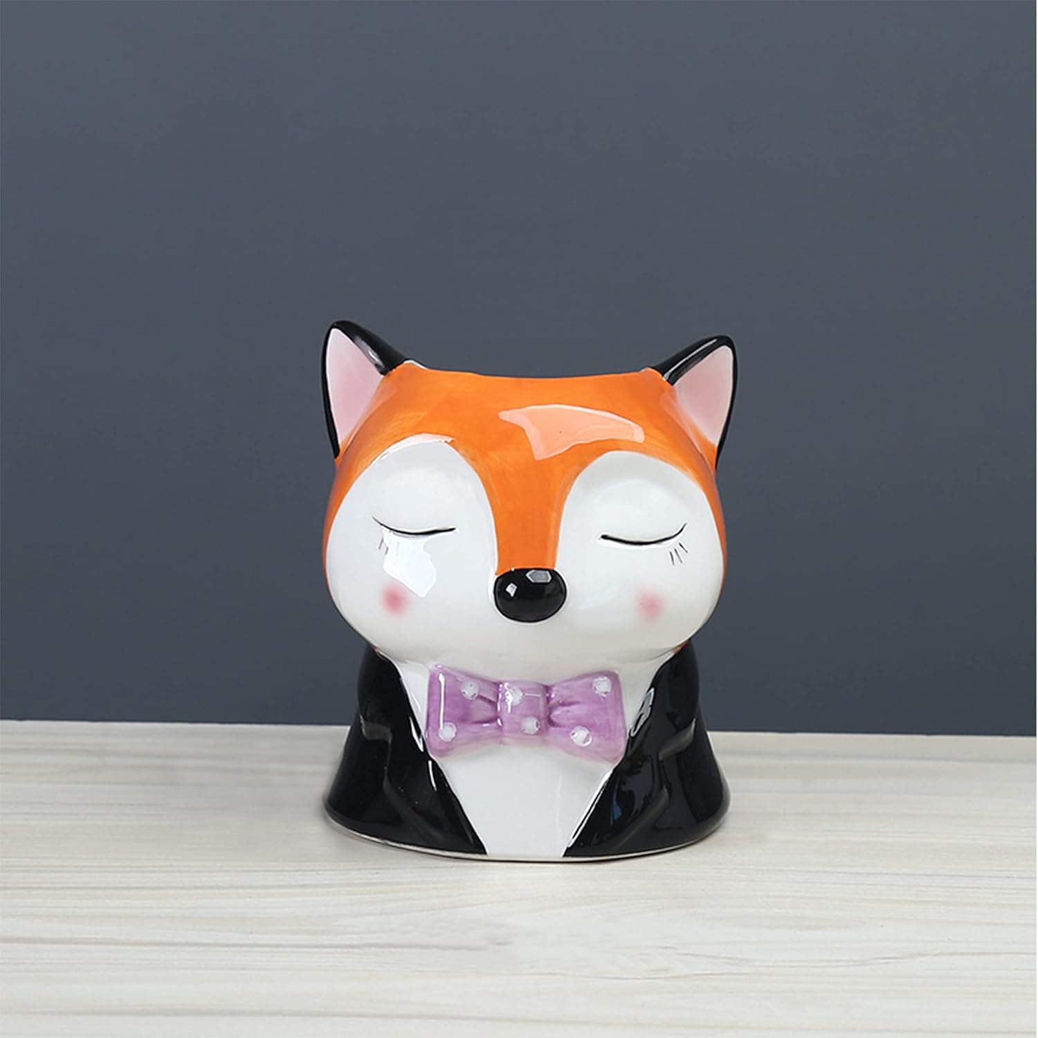 Small Fox Flower Pot Planter Succulent Home Decor: Amazon.in: Home ...