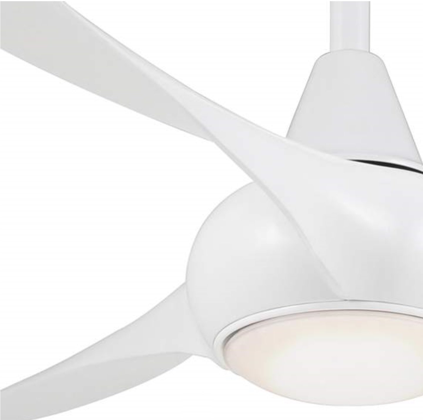 Minka-Aire F844-WH, Light Wave, 52" Ceiling Fan, White
