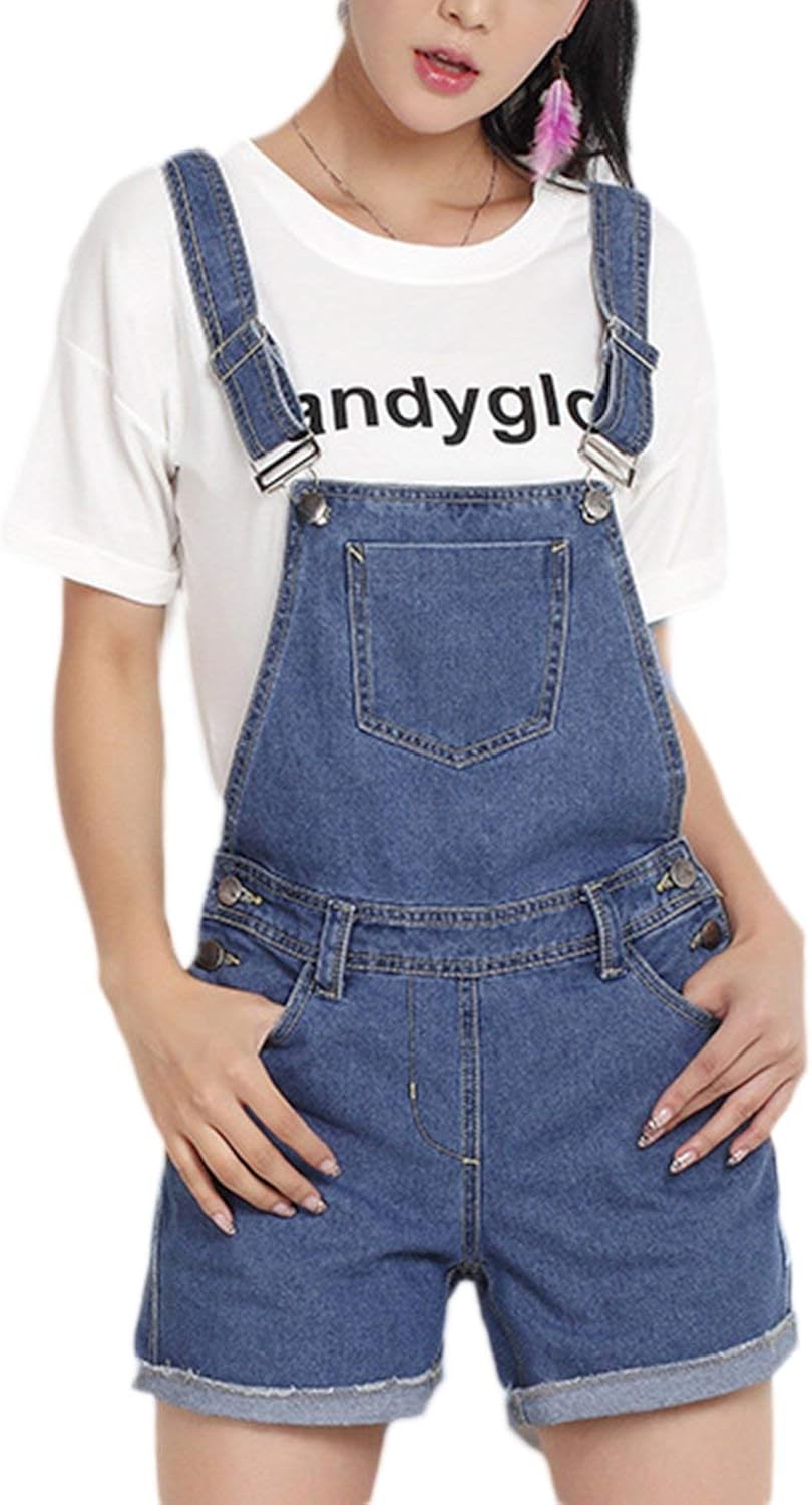 Peto Mujer Vintage Fashion Jeans Straps Ajustable Corta Modernas Casual ...