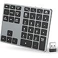 Amazon.com: MoKo Bluetooth Number Pad, Multi-Devices Wireless Numeric ...