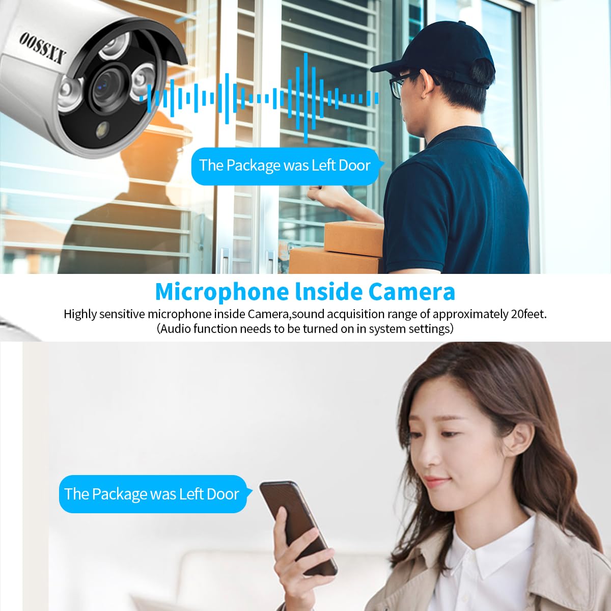 Mua (Dual Antennas for WiFi Enhanced & 60 Days Storage) AI Human Detected 2K 3.0MP Wireless ...