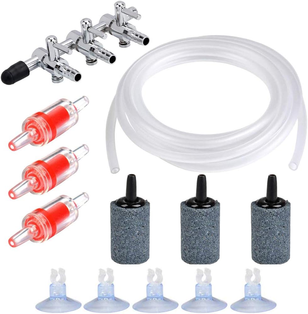 CTRICALVER Three Way Air Flow Control Water Pump Splitter Distributor ...