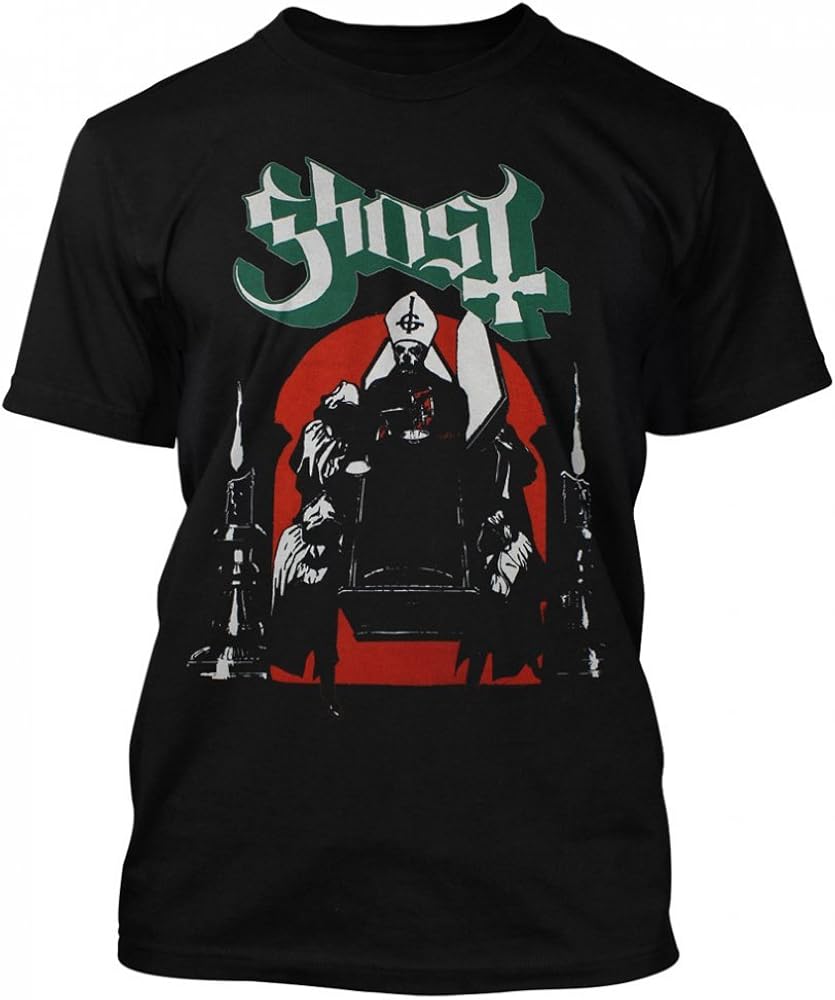 Ghost Men's Band T-Shirt - Procession Men's Shirt Black: Amazon.co.uk ...