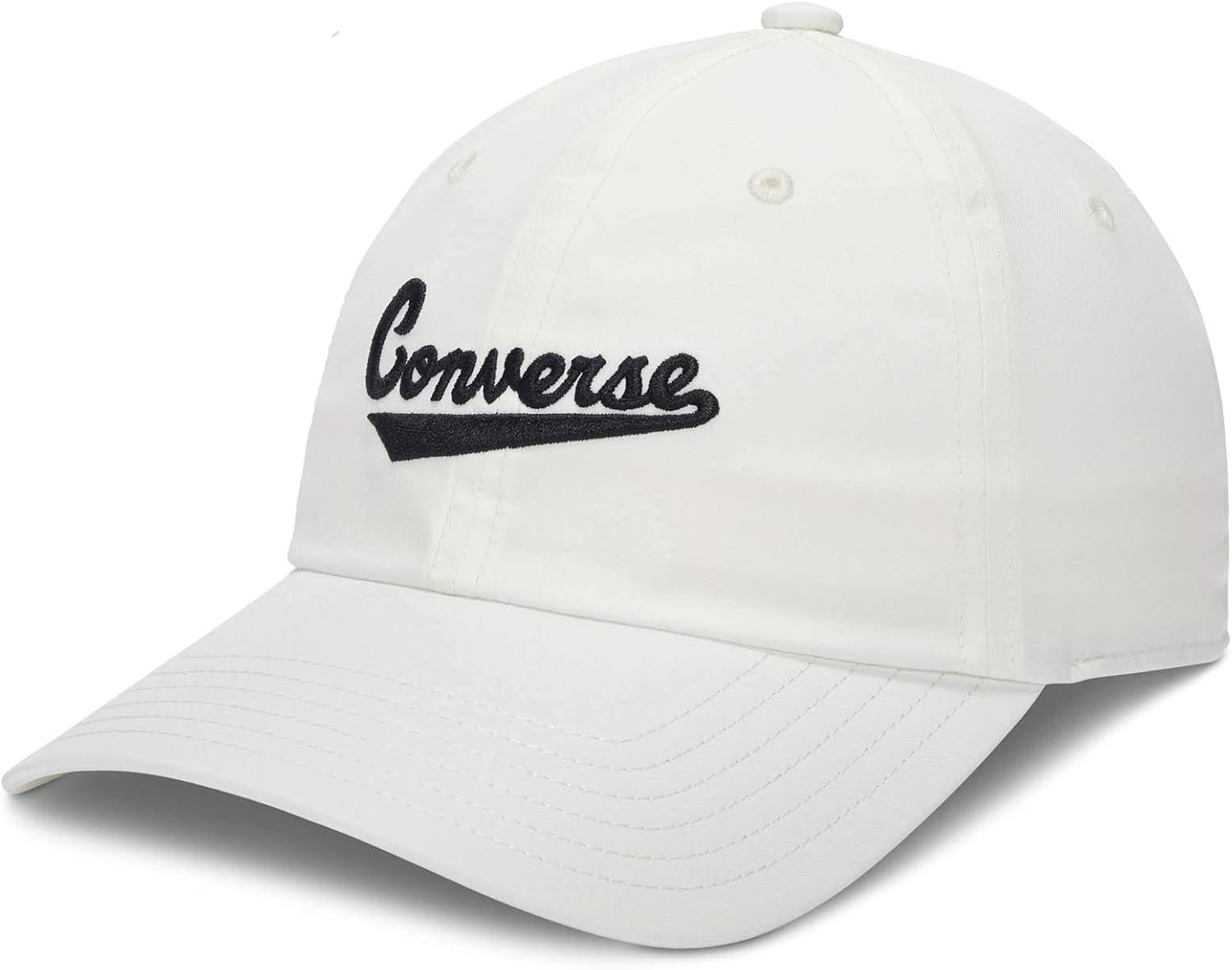 Converse Script Ivory Strapback Baseball Cap Hat: Amazon.co.uk: Clothing