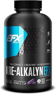 Amazon.com: EFX Sports Kre-Alkalyn | PH-Correct Creatine Monohydrate ...