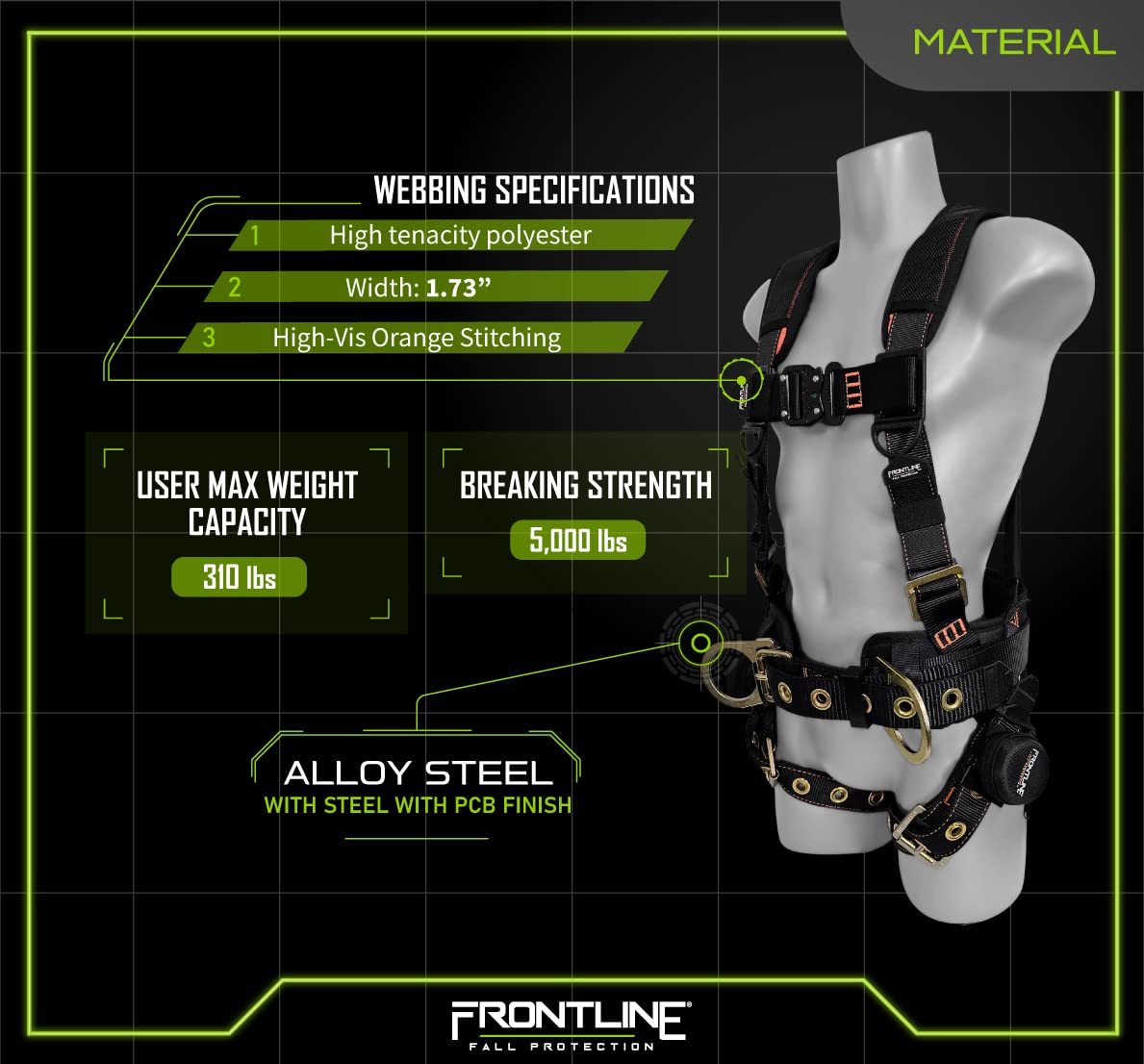 Mua Frontline Full Body Harness | Suspension Trauma Straps| OSHA & ANSI ...