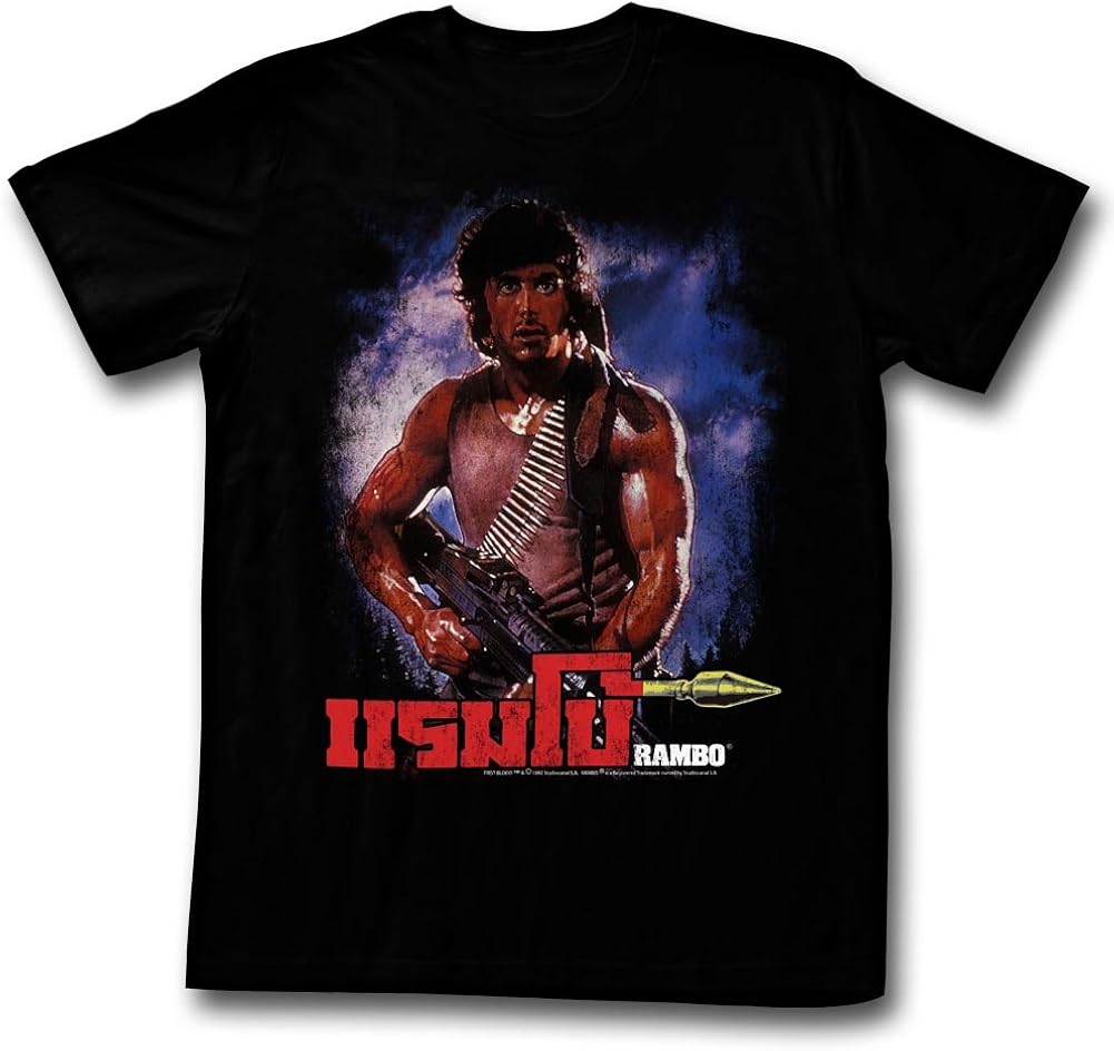 Rambo - Mens Unknown T-Shirt: Amazon.co.uk: Clothing