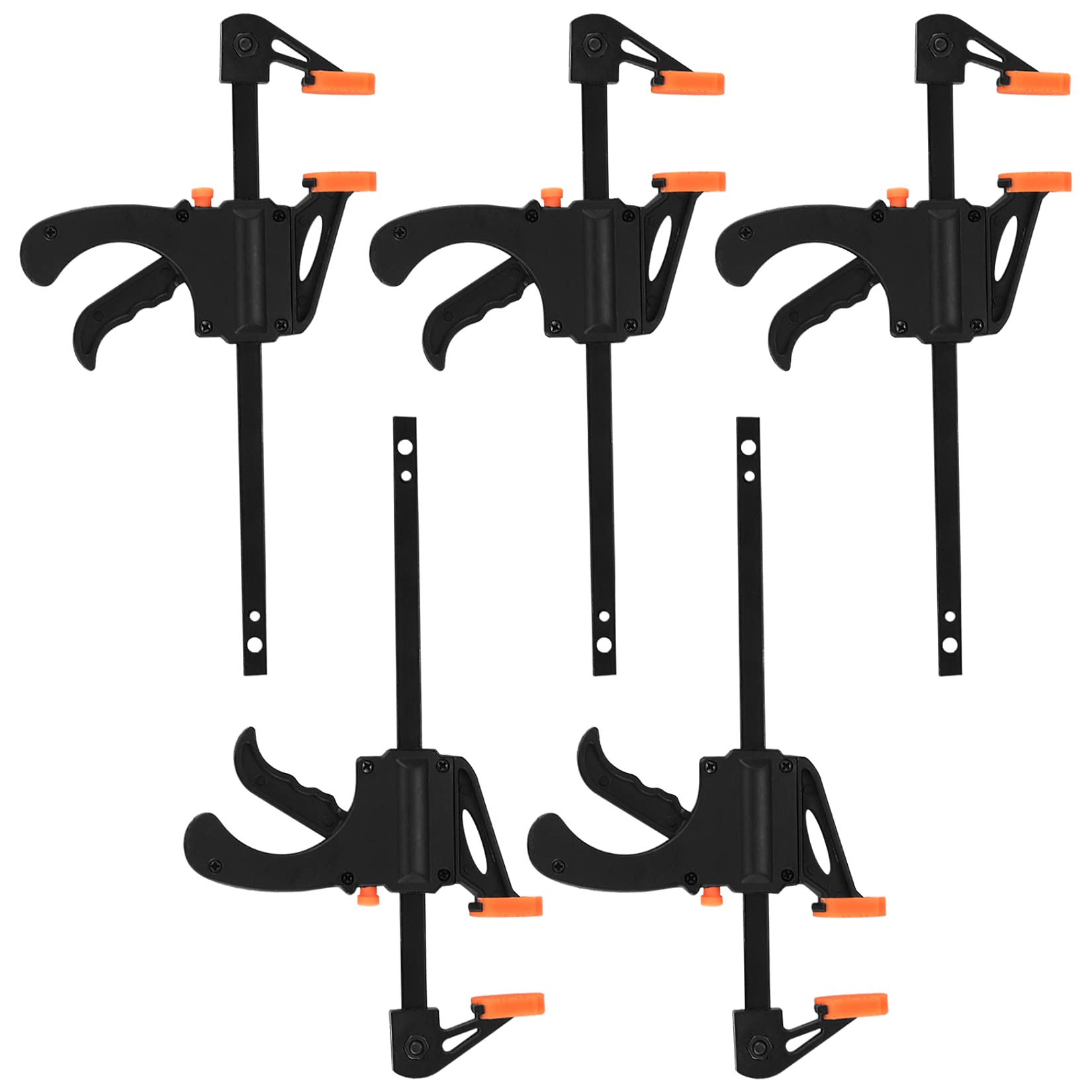Mua 5 Pcs 4 Inch Bar Clamps for Woodworking, Trigger Quick Grip Clamps ...
