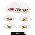 Amazon.com: Lauon Food Covers, 1 Extra Large (40"X26") & 4 (17"X17"), 5 Pack White Mesh Plate ...