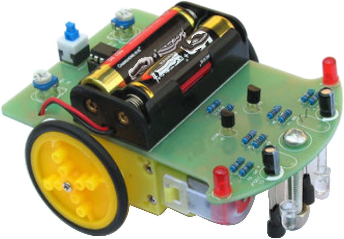 HALJIA Tracking Robot Car Electronic DIY Kit With Gear Motor – BigaMart