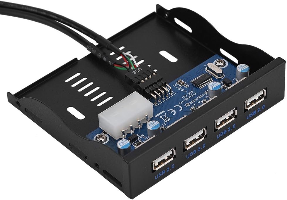 Richer-R USB 2.0 Front Panel Floppy Disk Bay, Multi-functional USB 2.0 ...