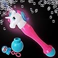 Amazon.com: ArtCreativity 12.5 Inch Light up Unicorn Bubble Scepter ...
