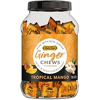 Amazon.com : Bali's Best Ginger Chews - Tropical Mango Flavor (1lb Jar ...
