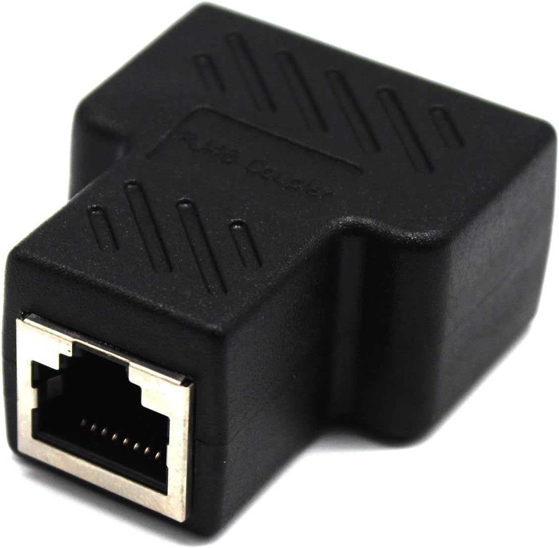 Fiimi RJ45 Splitter Adapter 1 to 2 Dual Female Port CAT 5/CAT 6 LAN ...