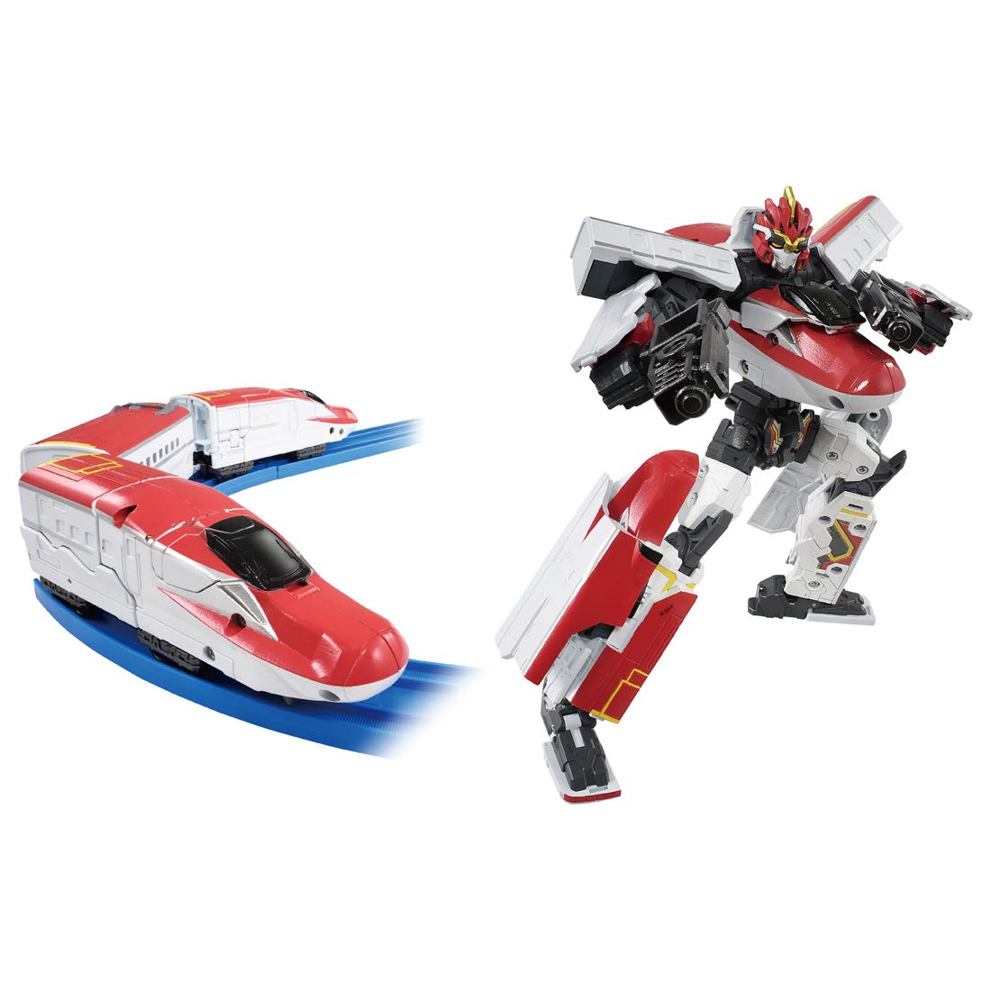 Mua Plarail Shinkansen Transforming Robot Shinkalion Z Shinkalion Z E6 Komachi Red trên Amazon ...