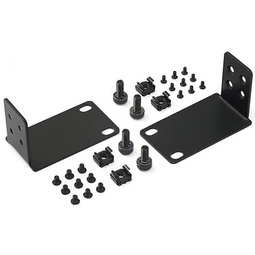 MokerLink Metal Rack Mount Ear for 13 inch Switches, Compatible for ...